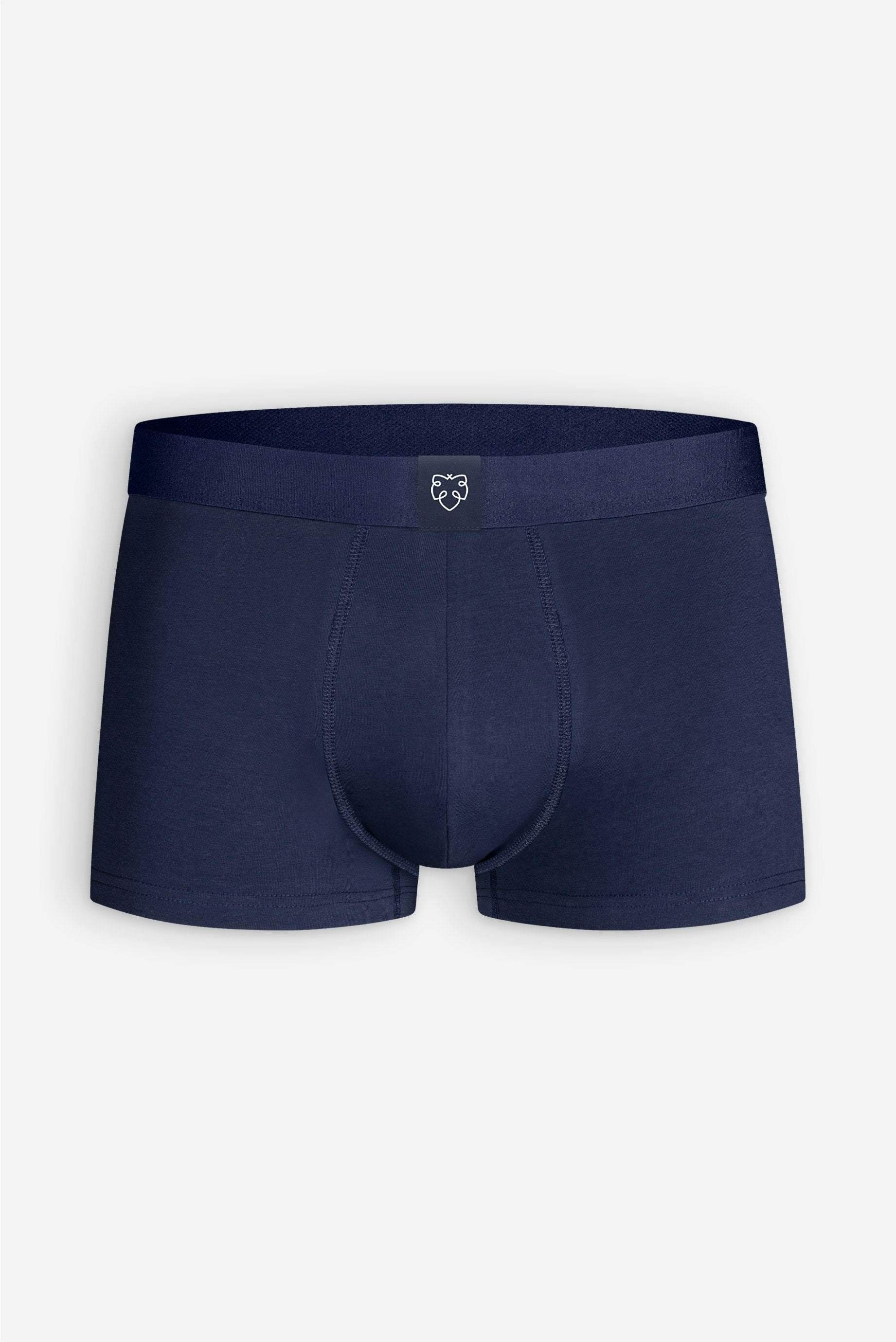 Solid Navy Trunks | A-dam